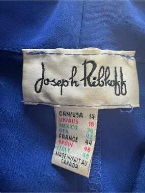 Joseph Ribkoff | Dresses | Joseph Ribkoff Bold Royal Blue Dress With ...